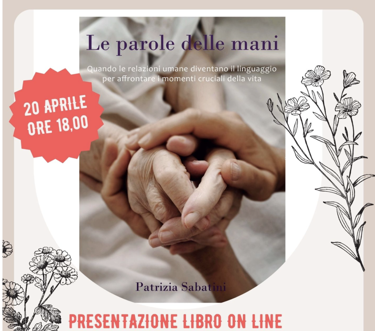 Presentazione libro: "Le parole delle mani" - Patrizia Sabatini ...
